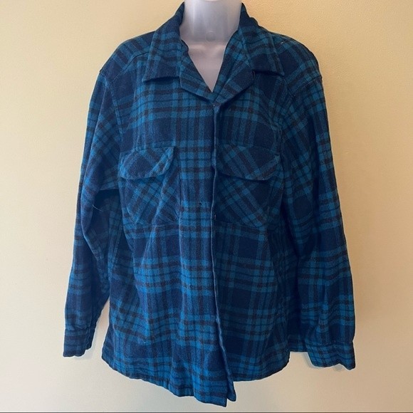 Pendleton | Shirts | Pendleton 0 Wool Plaid Button Down Shirt Size Xl | Poshmark